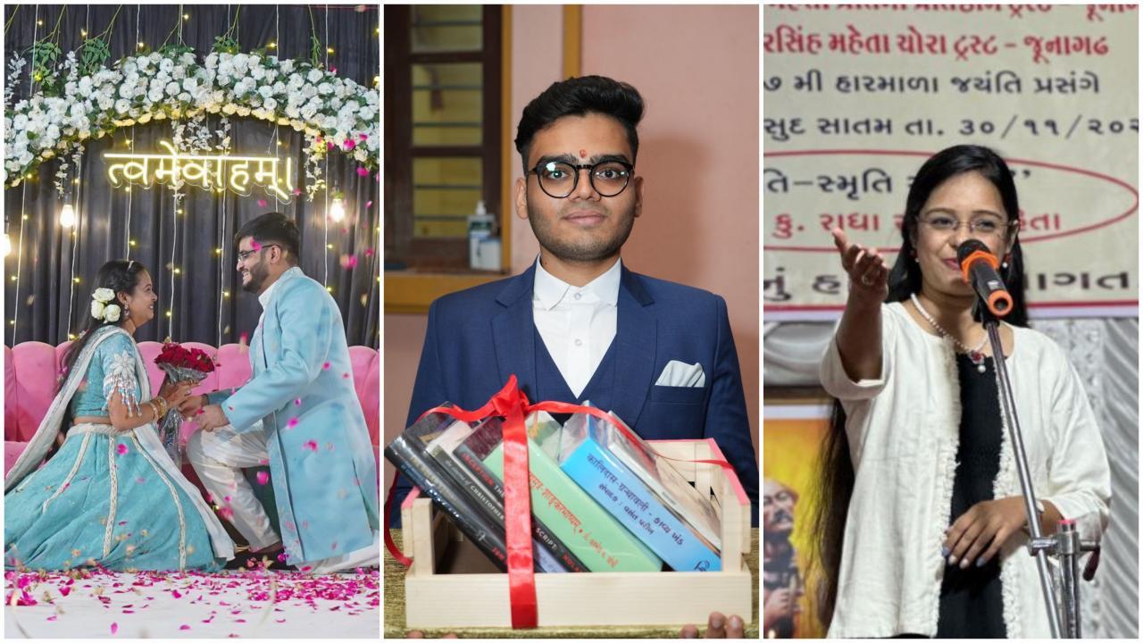Public Speaker Radha Mehta From Junagadh, got Many Book from in laws in ...