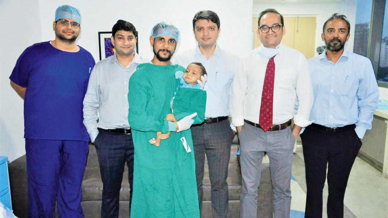 mumbai s doctors did successful lever transplant of ahmedabd s 5 month ...