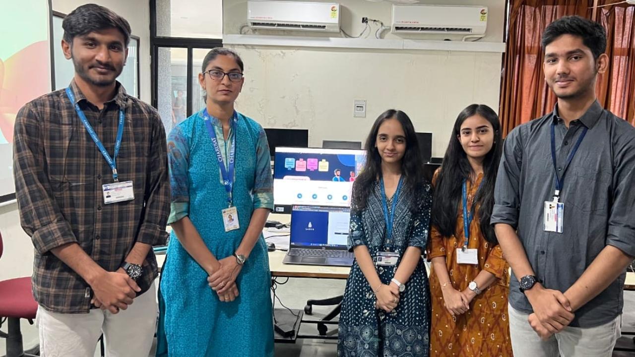 Gujarat : Charusat University bagged first position at state level in ...