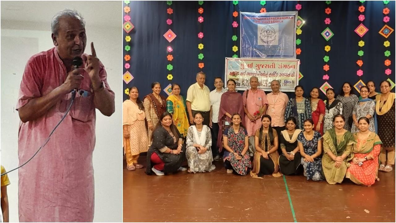 Mumbai: Poet Krushna Dave engrossed students in poetry, See pictures ...