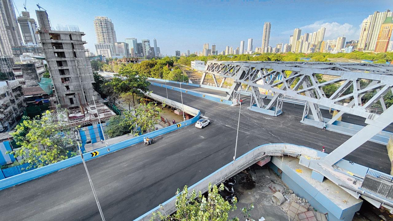curry road side of delisle road bridge in lower parel will begin in ...