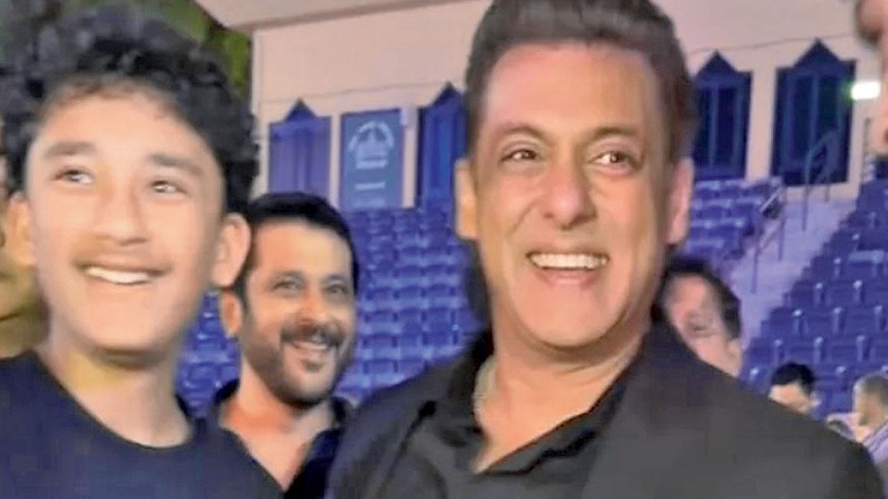 Salman Khan Showers Love on Sanjay Dutt`s Son Shahran | સંજય દત્તના ...