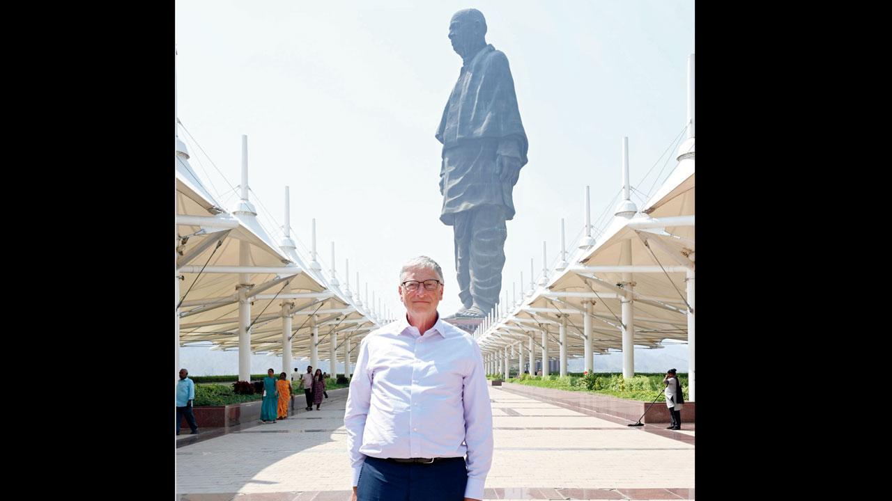 Microsoft co-founder Bill Gates visits Statue of Unity, calls it ...