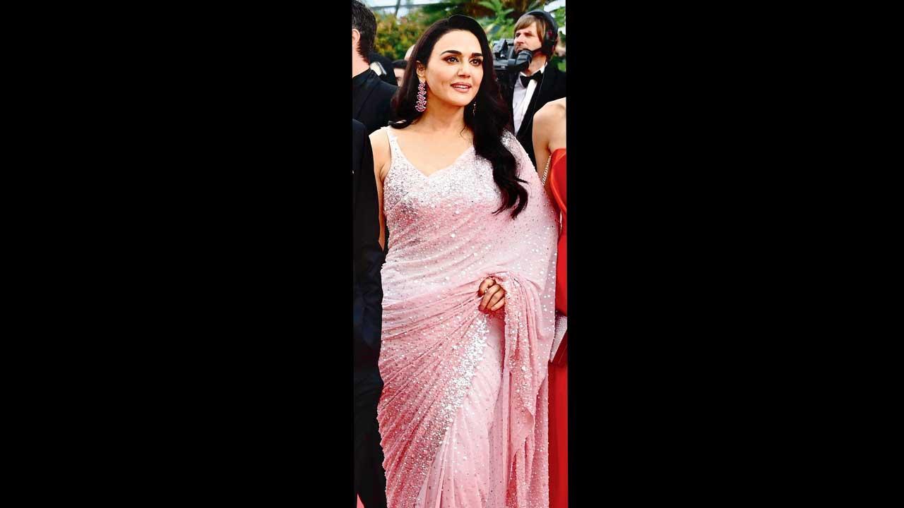 Preity Zinta arrived at the ongoing 77th Cannes Film Festival in France ...