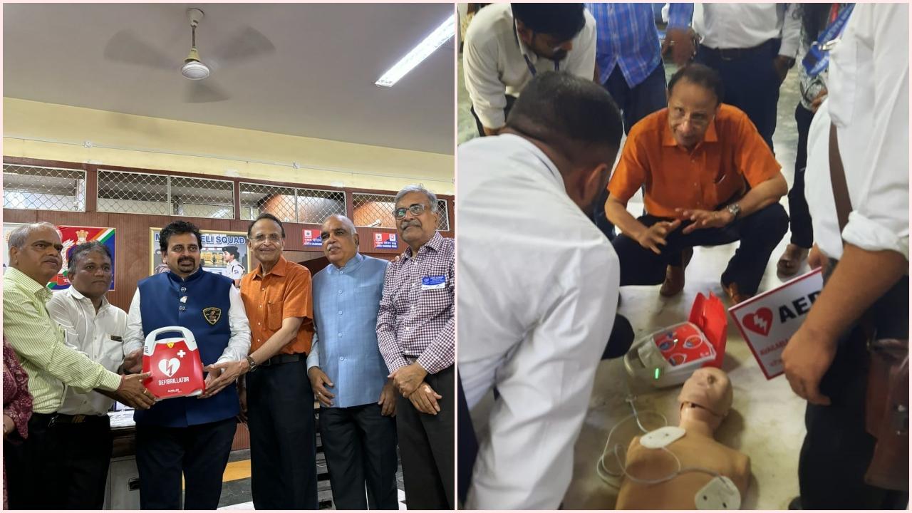 In pictures: Dadar West Station Installs AED and Conducts CPR Training ...