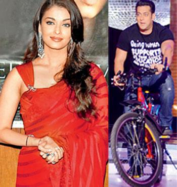 ઍશની વૅનની ફરતે સલ્લુએ સાઇકલ લઈને આંટા માર્યા